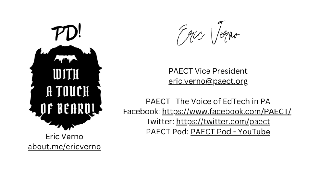 I’ve been busy with the PAECT Pod – Bearded Tech